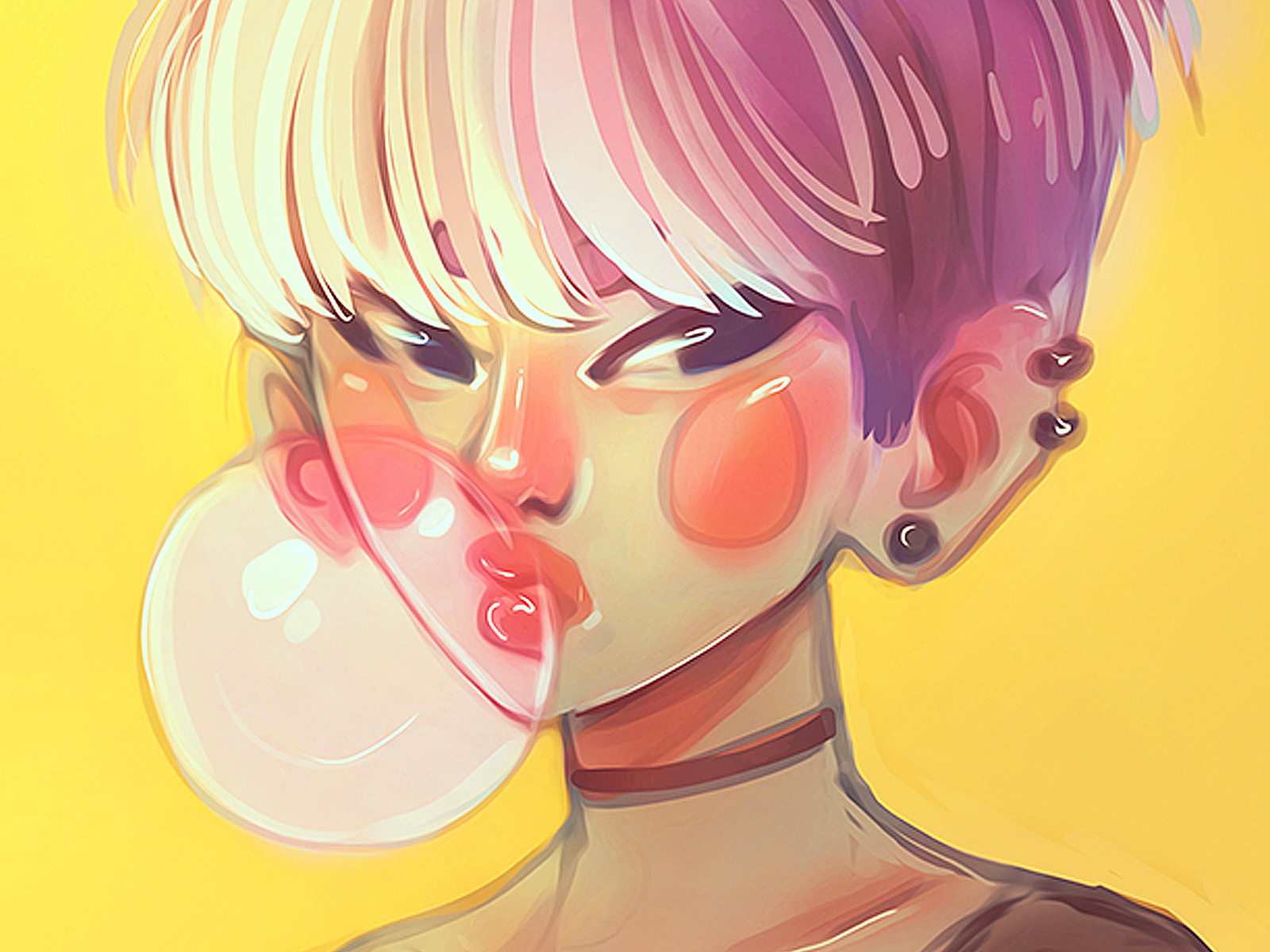 Bubblegum Girl By Saiyara On Dribbble