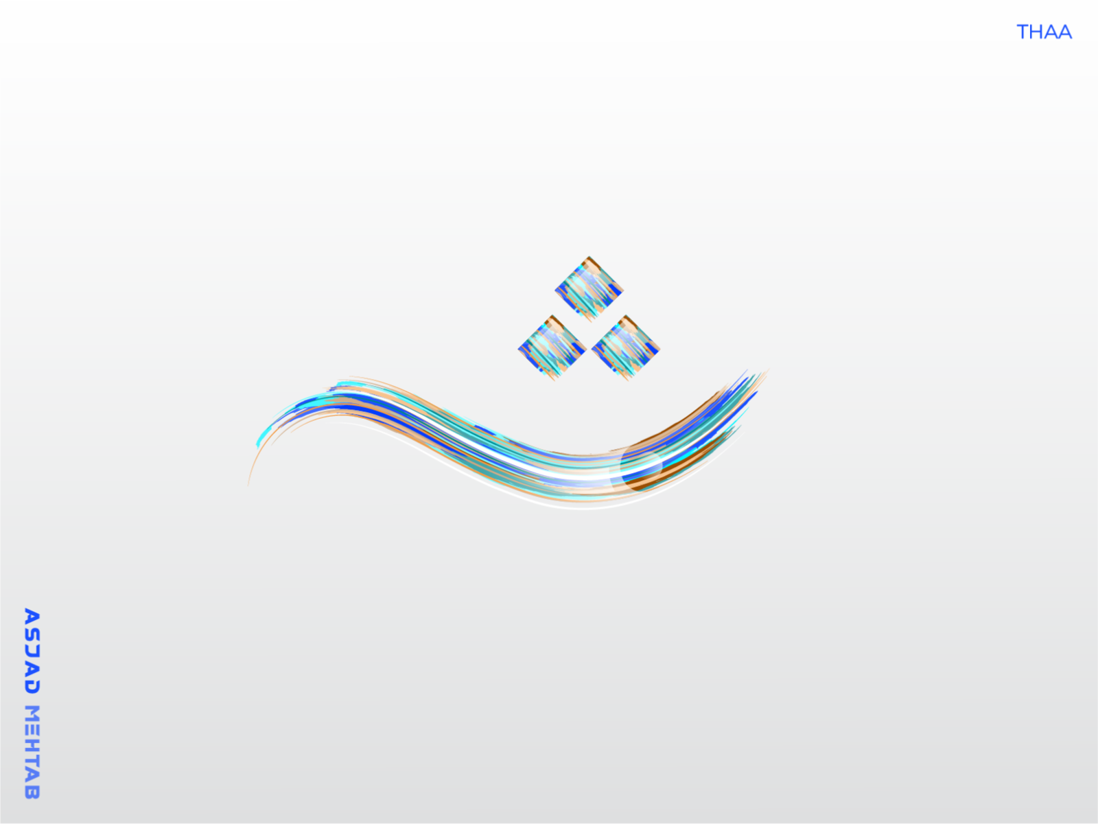 Arabic Calligraphy Letter THAA. by Asjad Mehtab on Dribbble