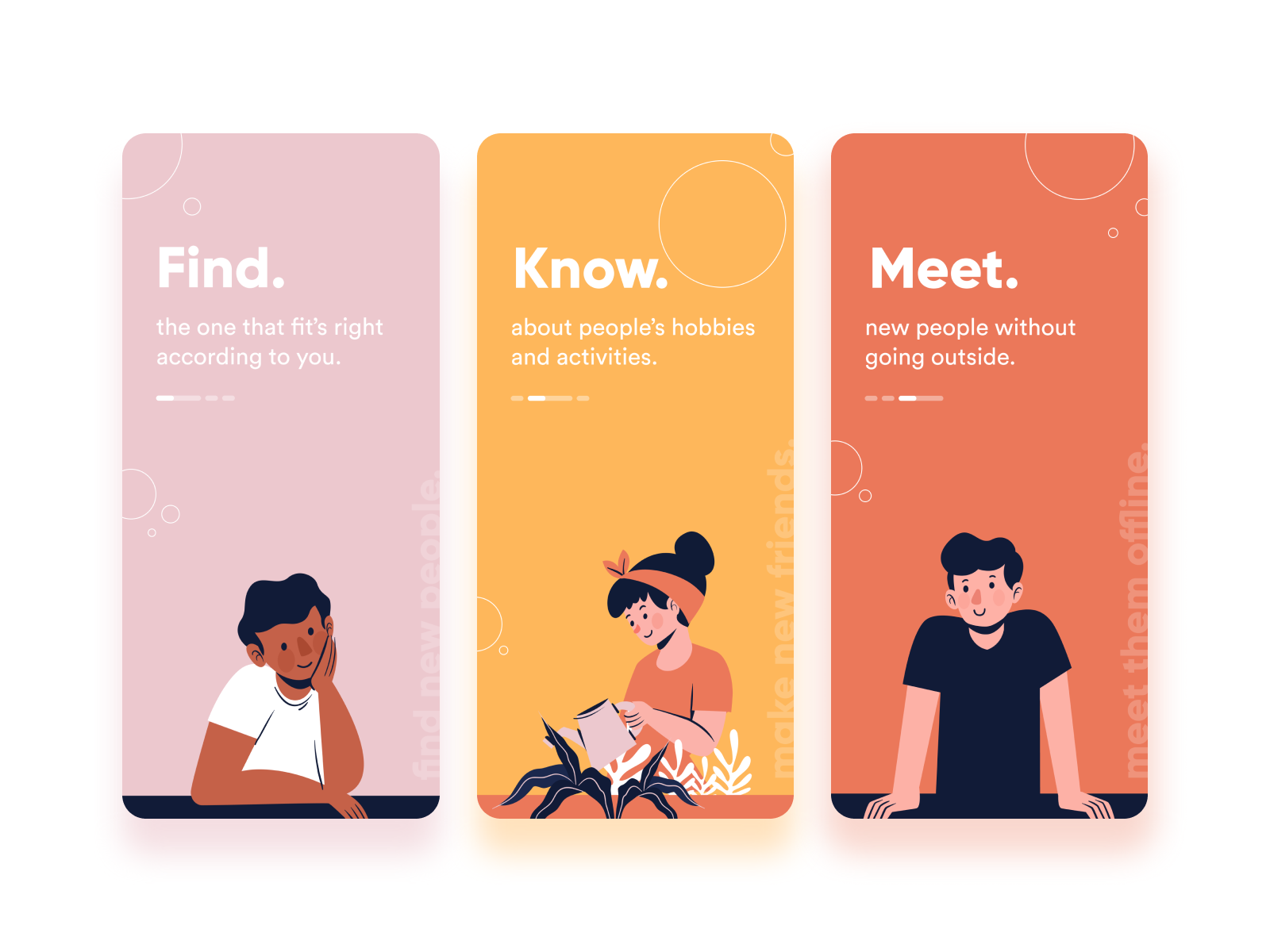 Intro screens concept by Jatin Vats on Dribbble