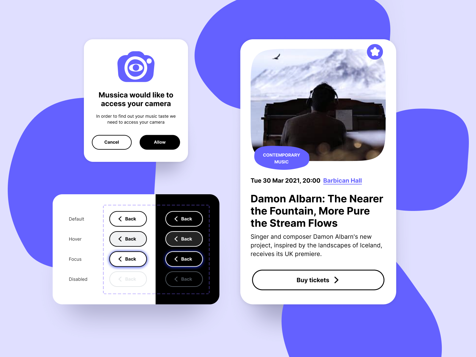 UI bits by Urszula Gębska on Dribbble