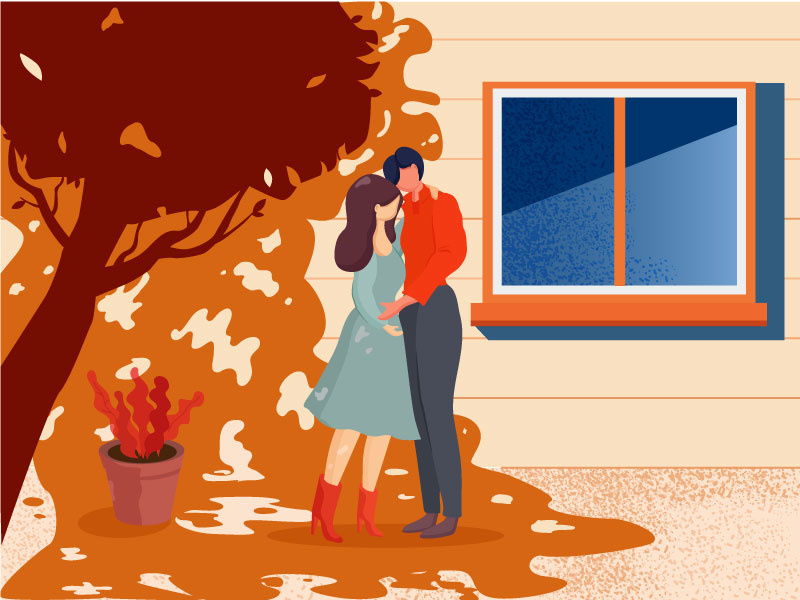 Fall And Love by Eugenia Pimenova on Dribbble