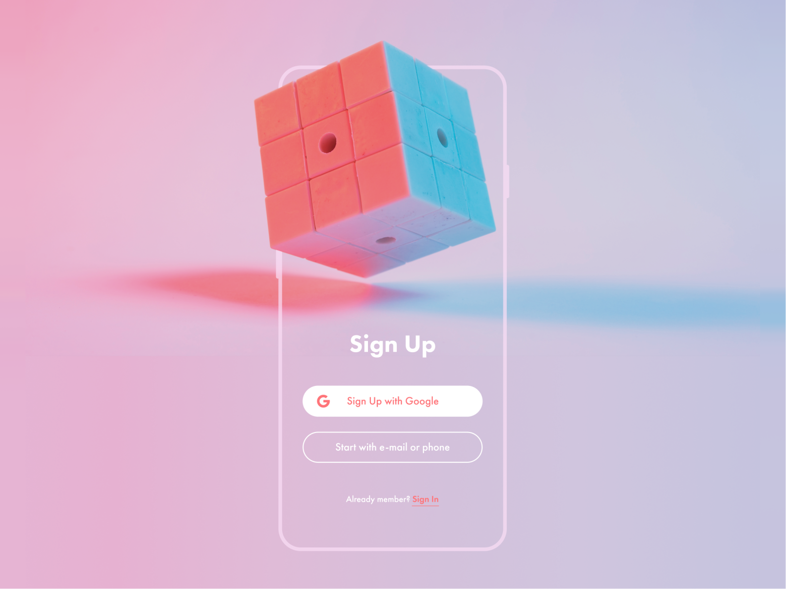 Sign Up by Alice Odli on Dribbble