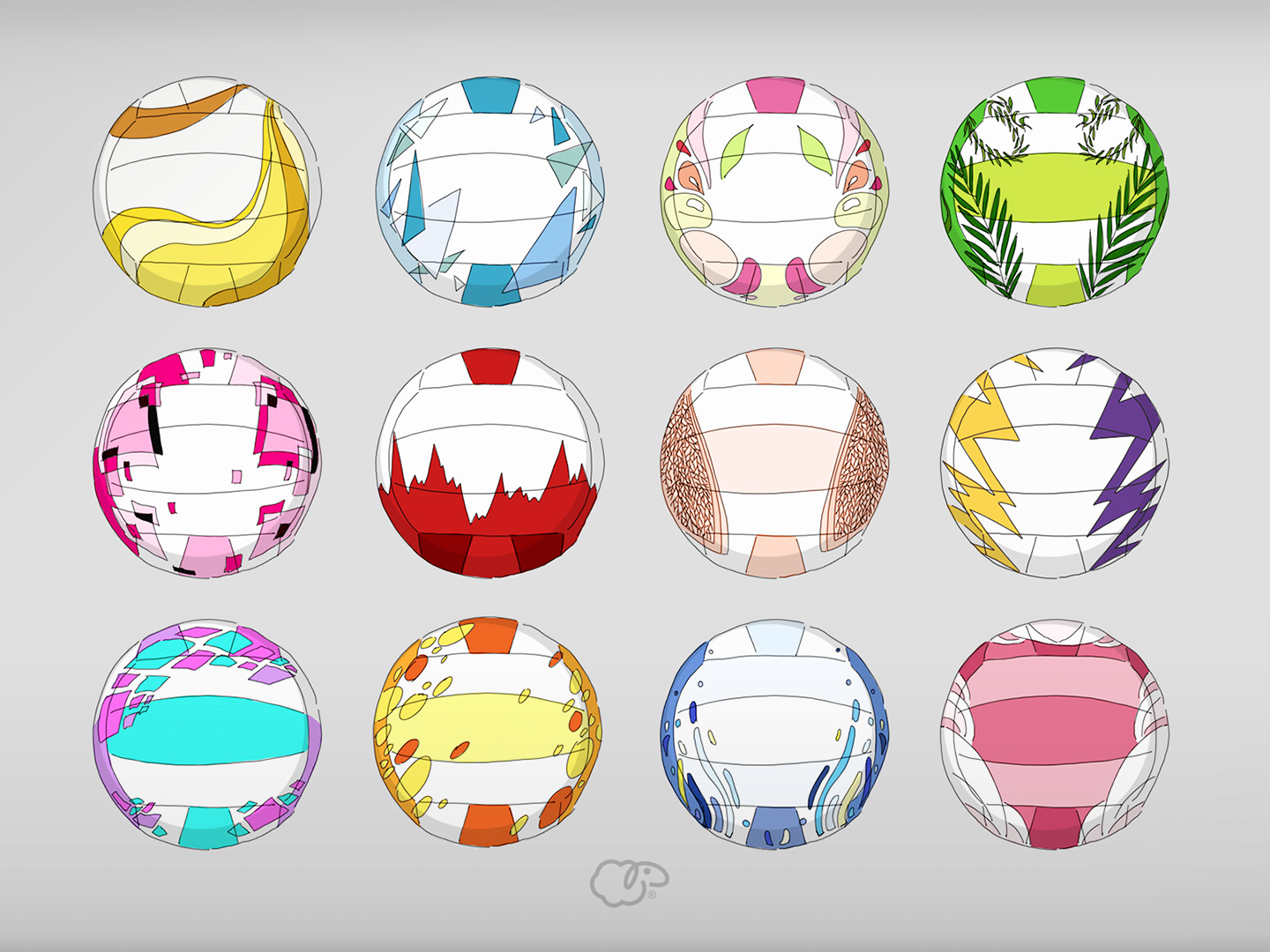 Volley Ball Design by shu gong on Dribbble