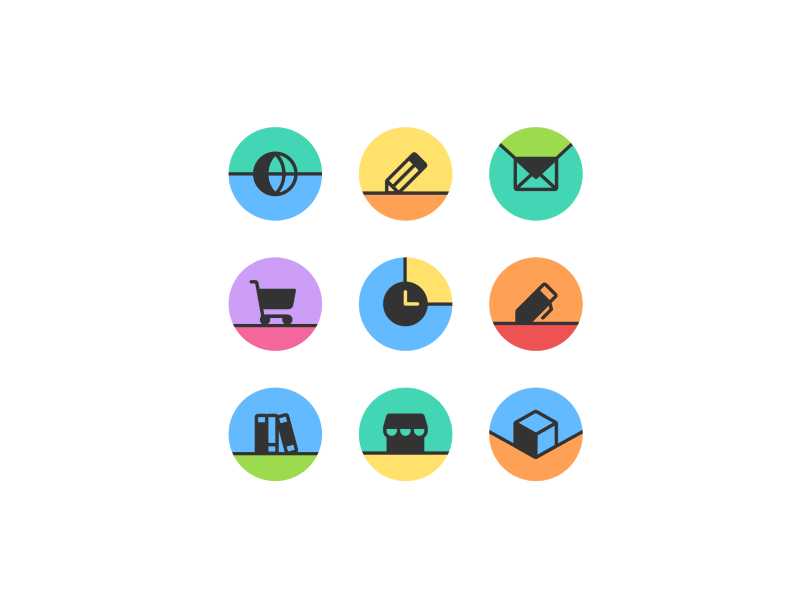 Icons - Personal Website by Vyshnav Gangadharan on Dribbble