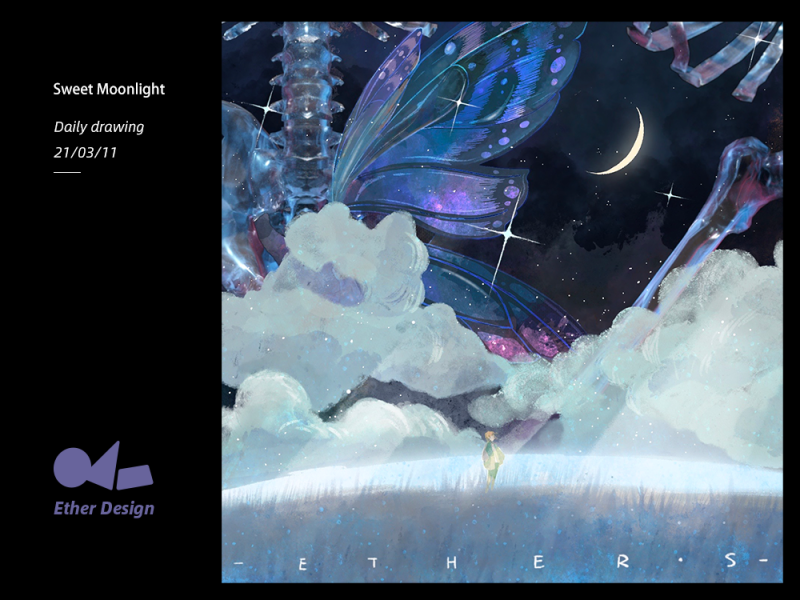 sweet moonlight by ether s on Dribbble