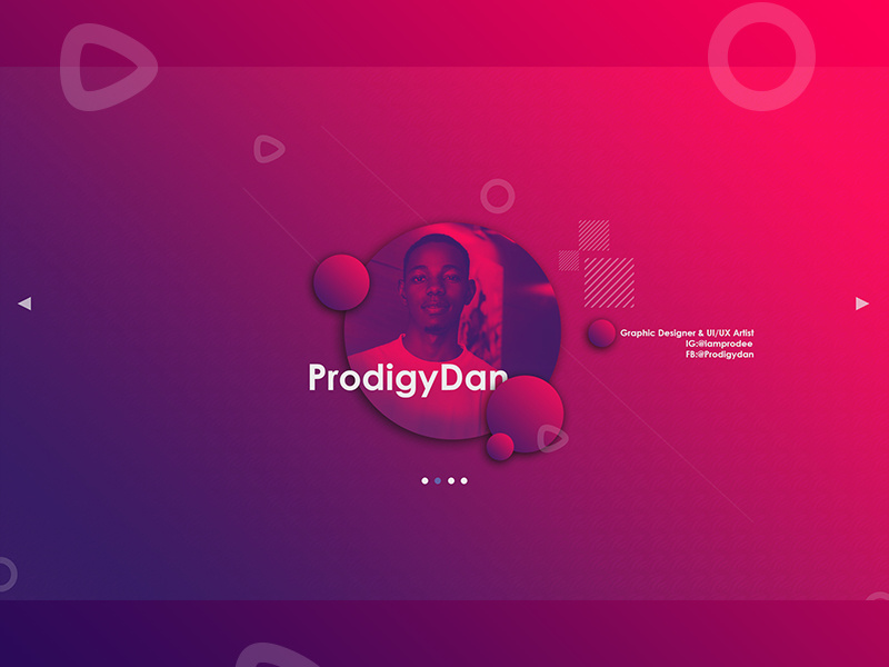 UI Profile by Prodigy Dan on Dribbble