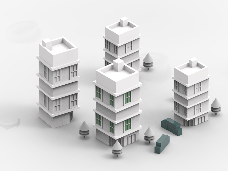 Polygon City 🌃🌃 by Prodigy Dan on Dribbble