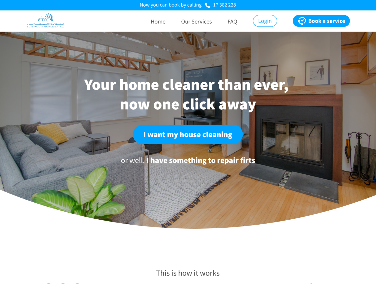 Cleaning project. UI Design by Katherine Rangel on Dribbble