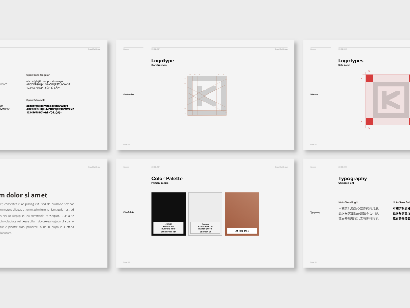 Kandao - guidelines by JUKE CREATIVE STUDIO on Dribbble