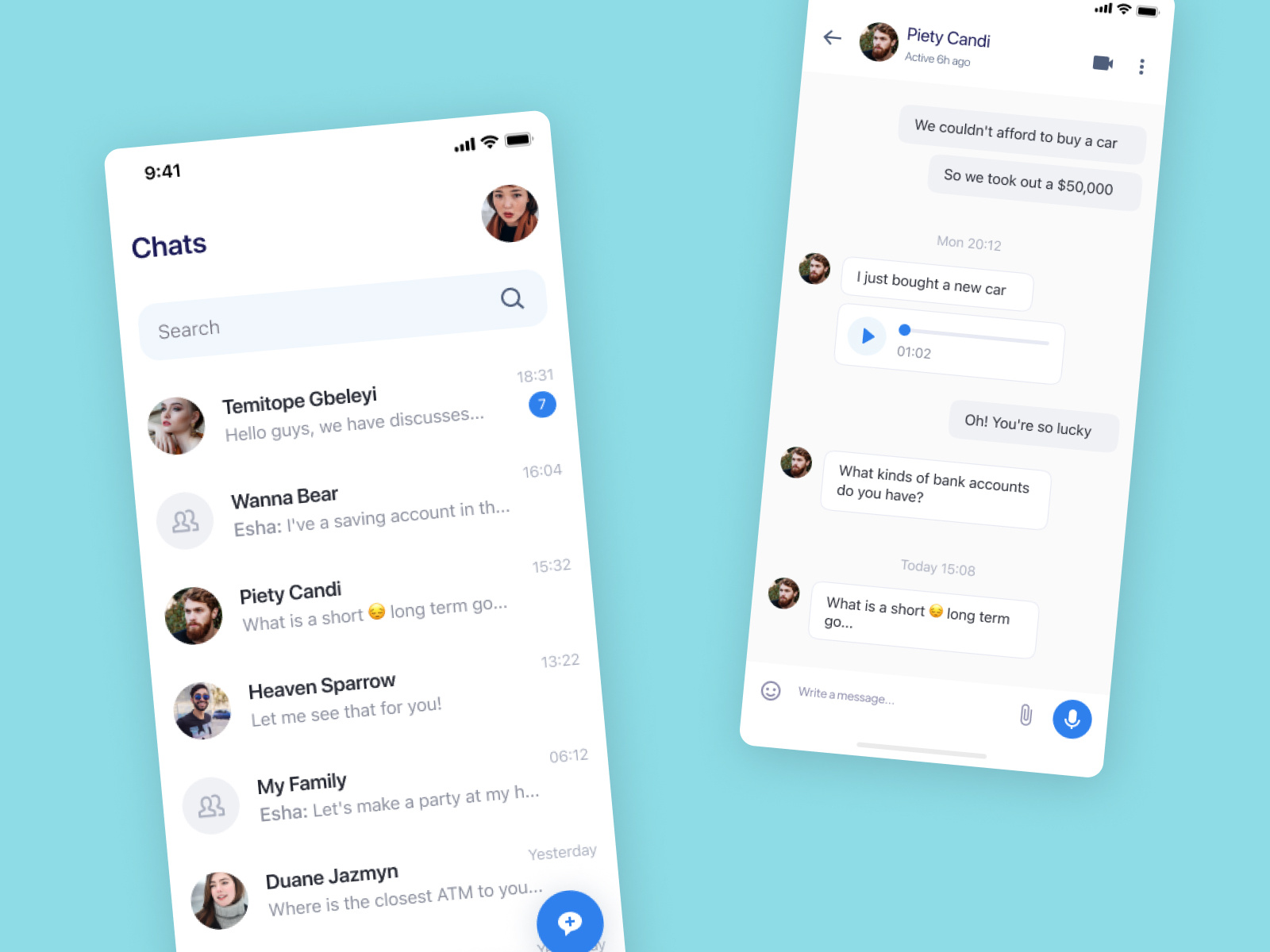 Direct Messaging by Asiman Ismayilova on Dribbble