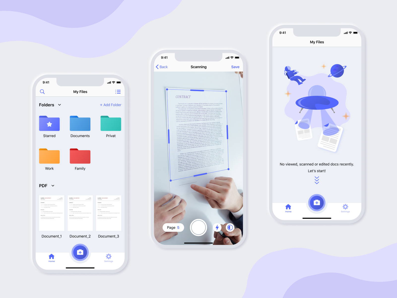 Scanner — Mobile App for iOS by Alona Lukianenko on Dribbble