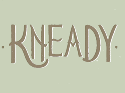 Kneady, Vegan Bakery by Alyssa Borrelli on Dribbble