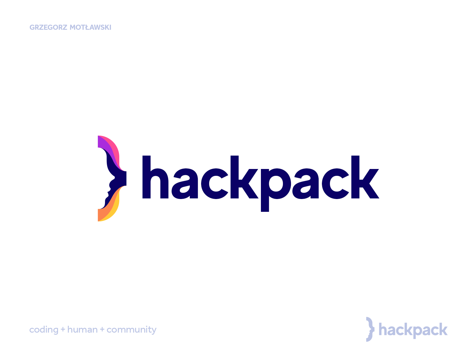 Hackpack logo concept #1 by Greg M. on Dribbble
