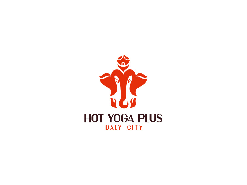 Hot Yoga Plus Logo Design by Logo Preneur on Dribbble