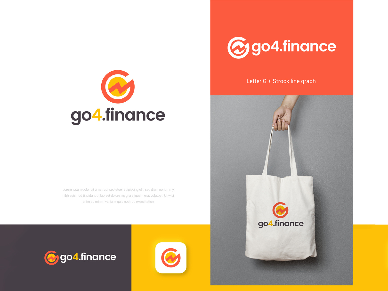 Go 4 Finance Logo Design | Social Media Posts by Logo Preneur on Dribbble