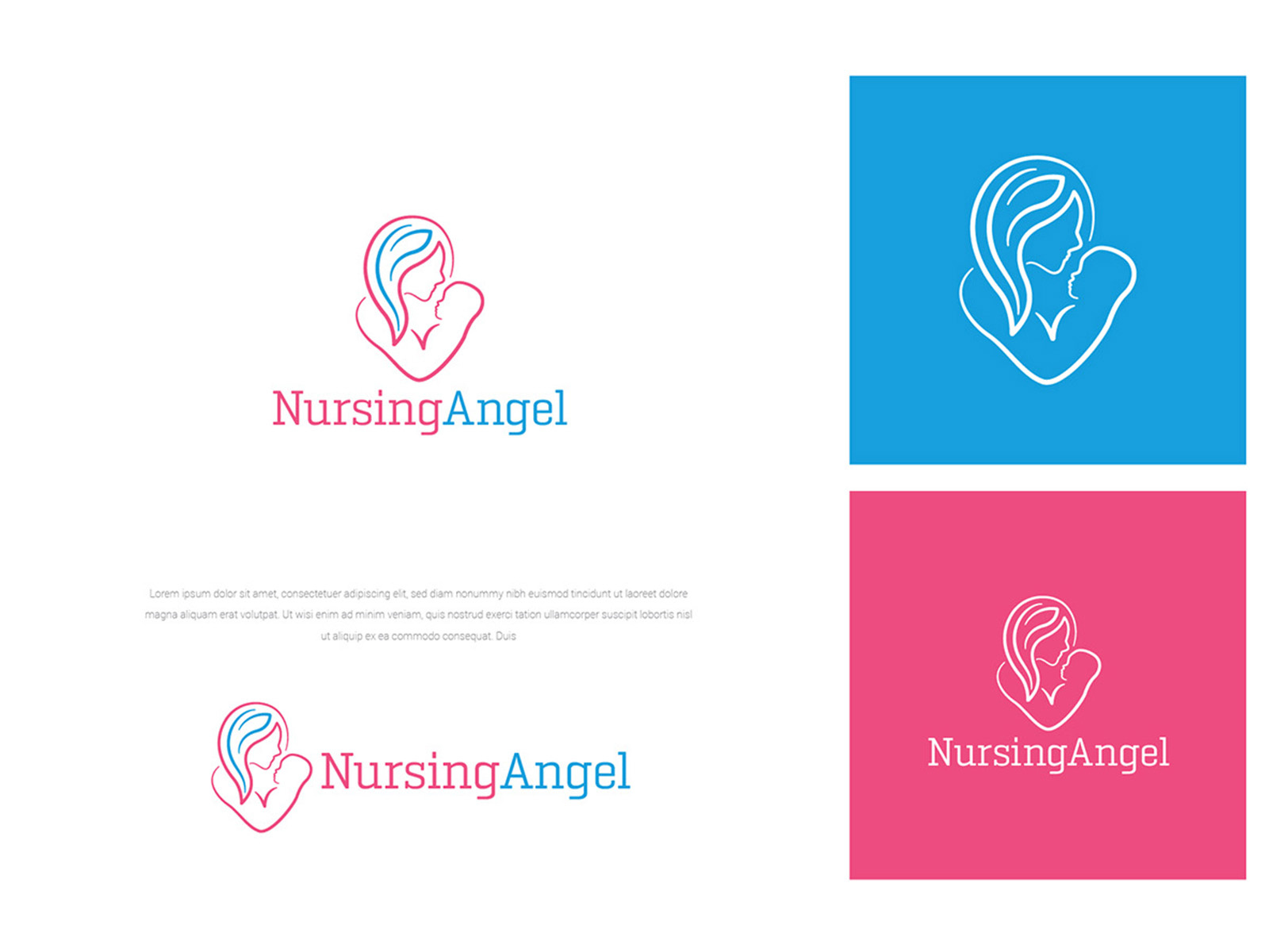 Nursing Angel Logo Design | Social Media Design by Logo Preneur on Dribbble