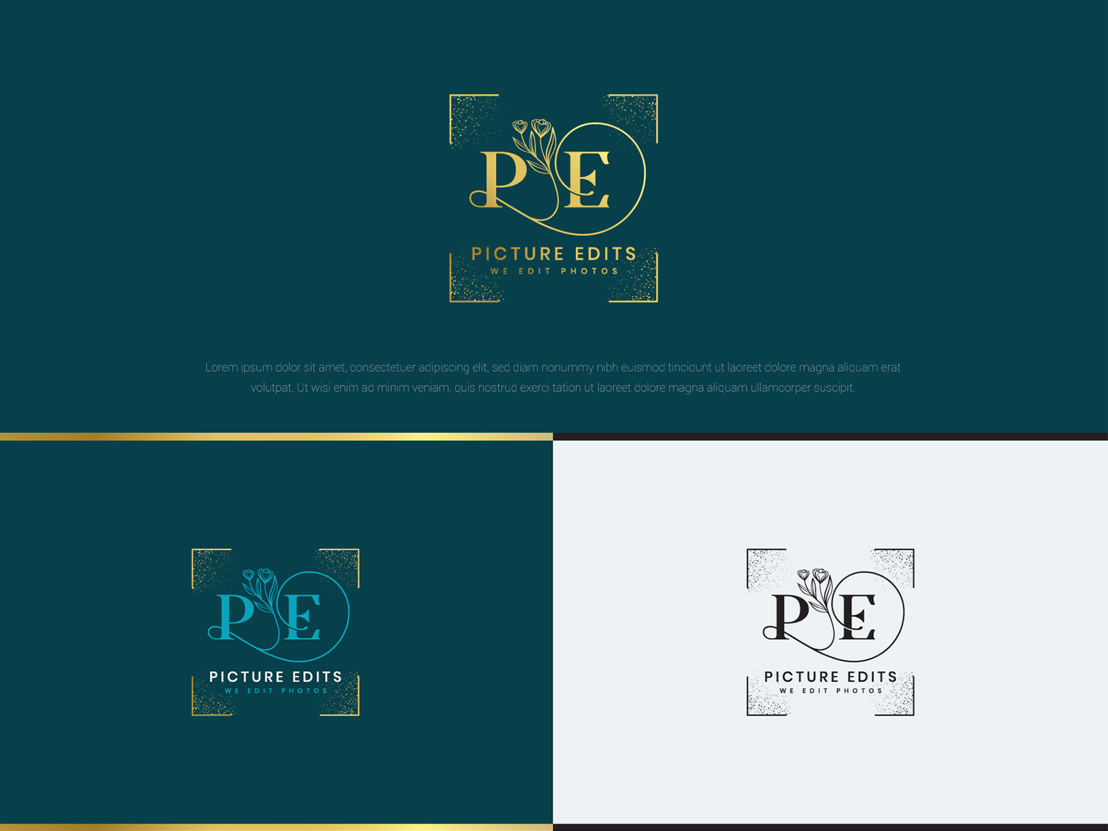 Picture Edits Logo Design | Social Media Design by Logo Preneur on Dribbble