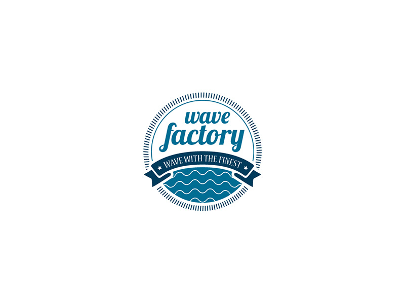 Wave Factory Logo Design by Logo Preneur on Dribbble