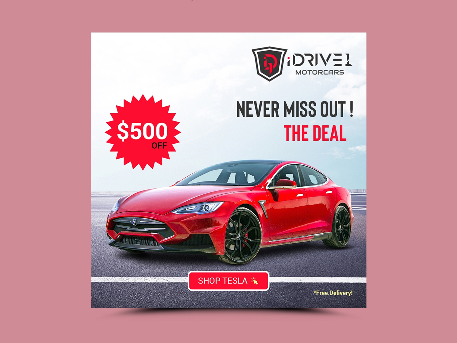 Motorcars Banner Design by Banner Bazaar on Dribbble