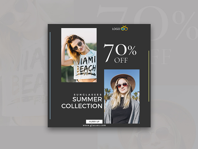 Summer collection - banner design. by Banner Bazaar on Dribbble