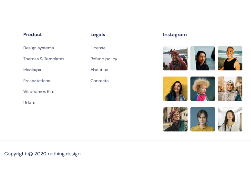 Footer UI KIT by MD Rony Howladar ⭐ on Dribbble
