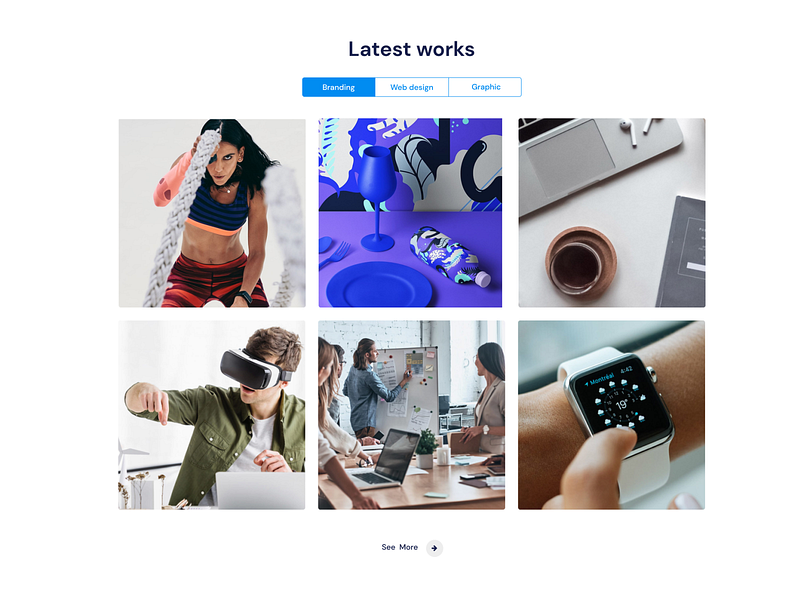 Portfolio UI KIT by MD Rony Howladar ⭐ on Dribbble