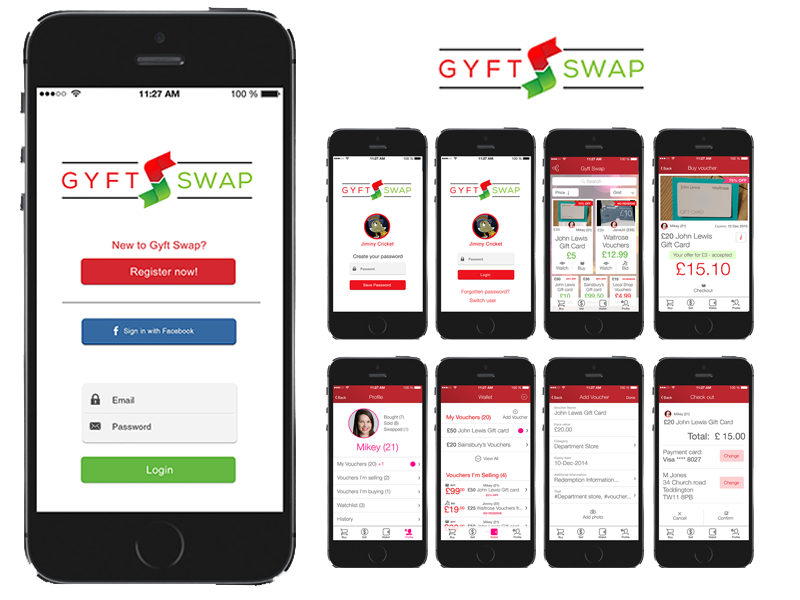 Gyftswap - Mobile App by Akgraphicx on Dribbble