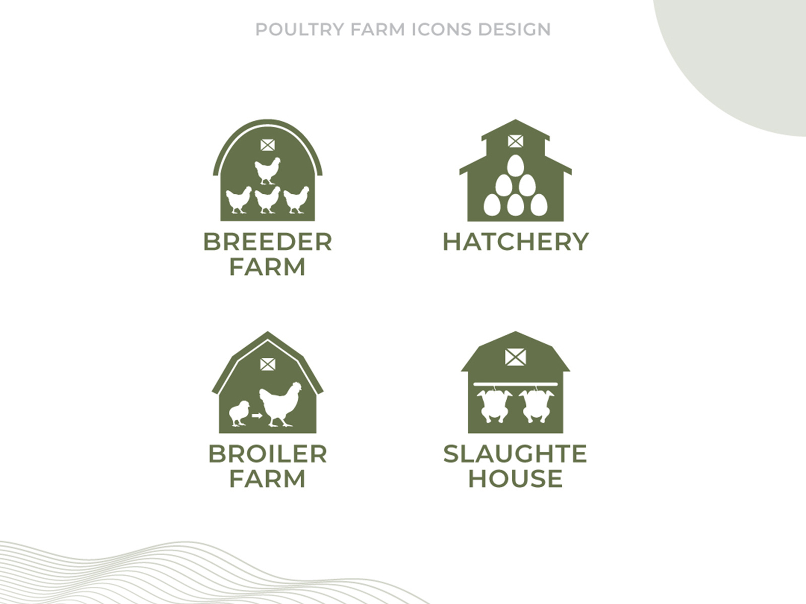 Poultry Farm Icons Design by Icons Factory on Dribbble