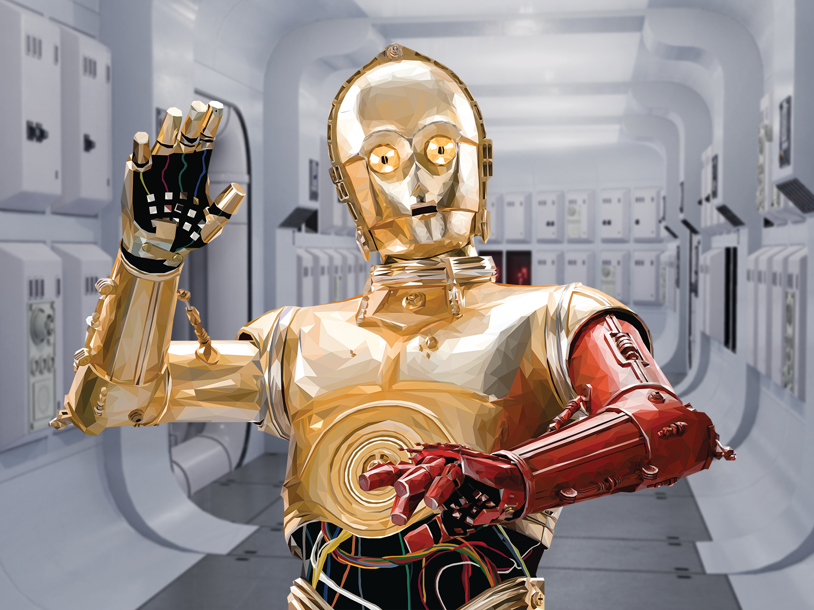 C3P0 by Walter Pfander on Dribbble