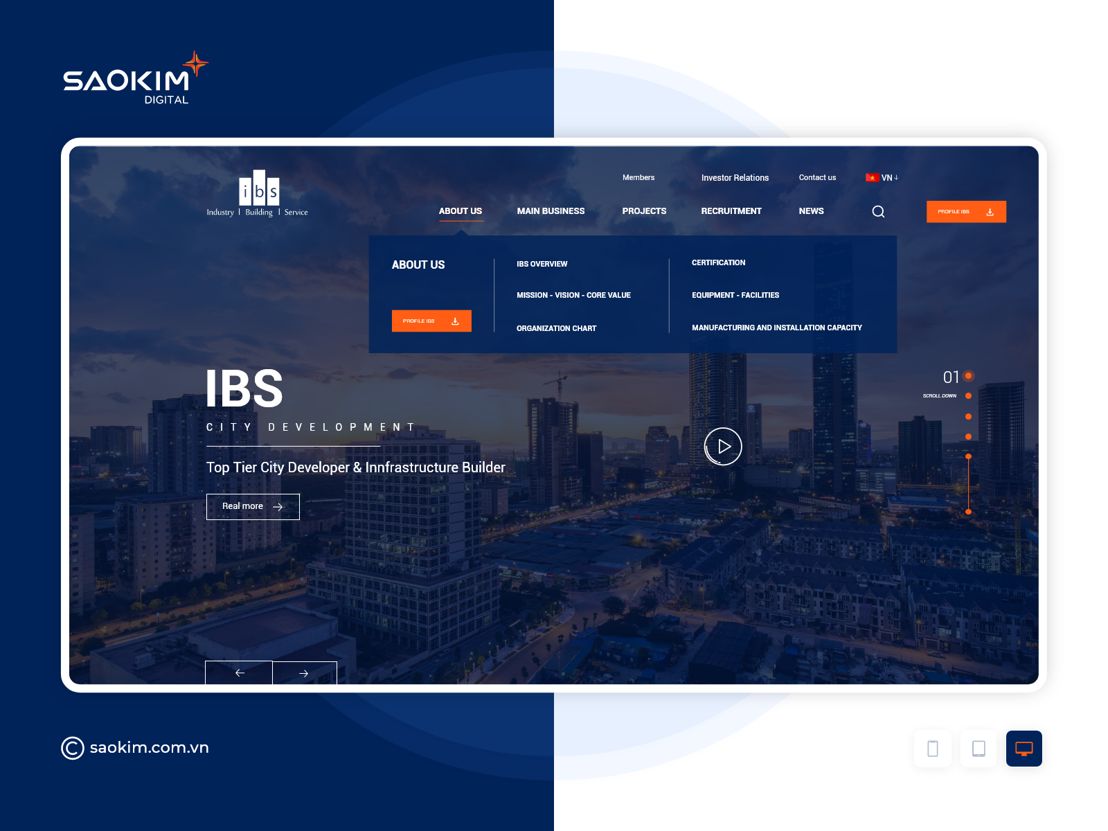 IBS Homepage by Tùng Nguyễn Quang on Dribbble