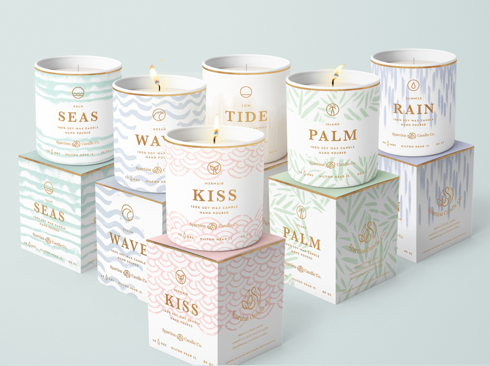 Island Candle Collection by Katie Konner on Dribbble