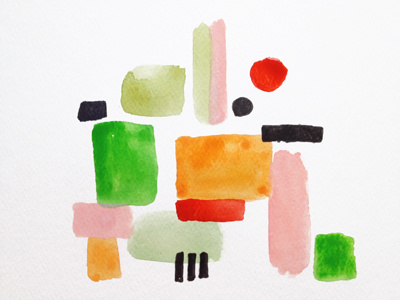Painted Shapes by Jess Bruggink on Dribbble