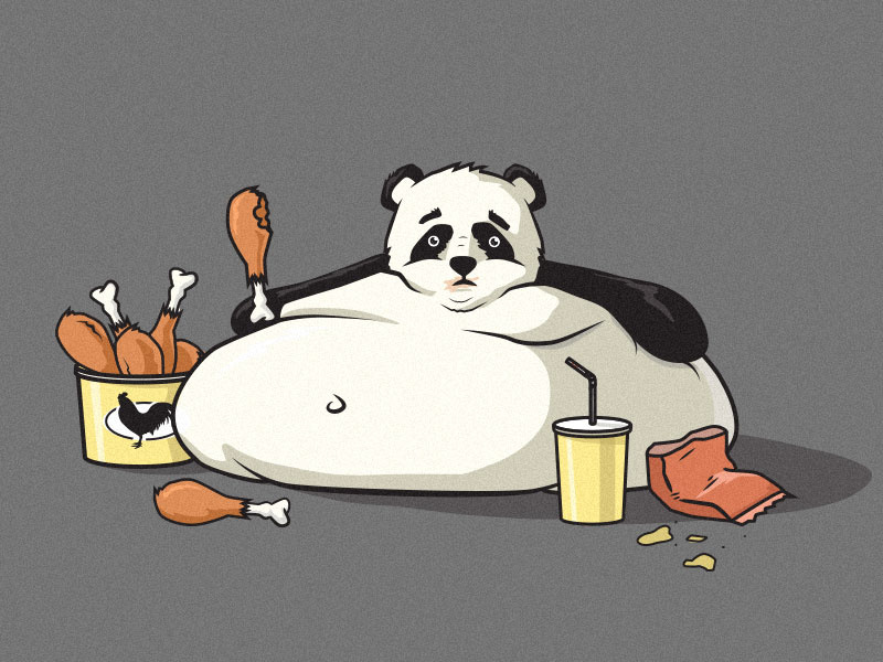 Dribbble - FatPanda.jpg by Drew Ellis