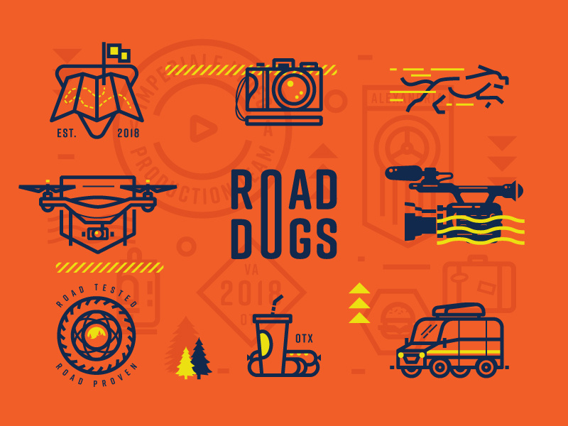 Road Dogs by Drew Ellis for NJI Media on Dribbble