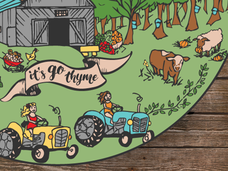 It's Go Thyme by Abby Luke on Dribbble