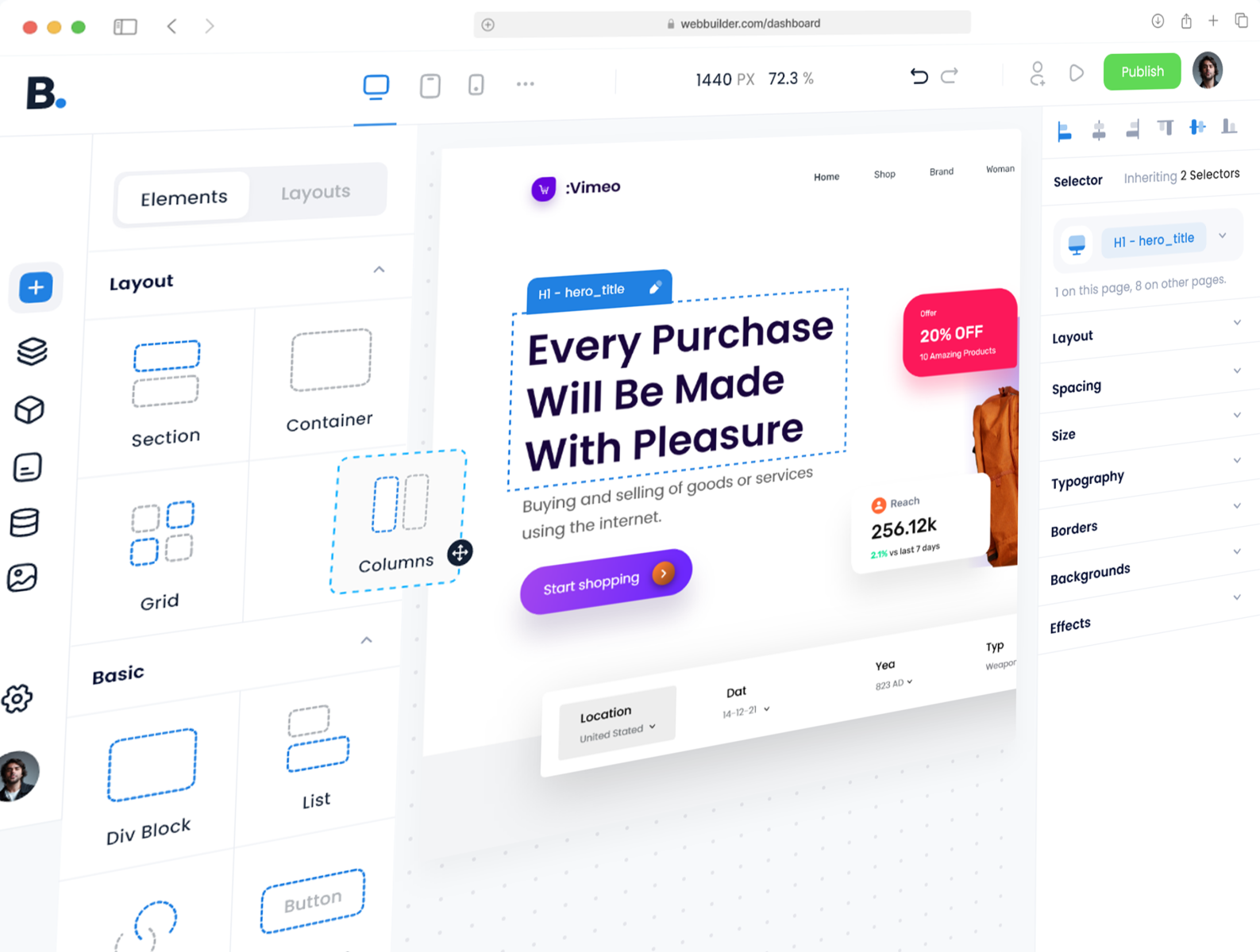 Luma - Web Builder Editor by Uzair Ahmed on Dribbble
