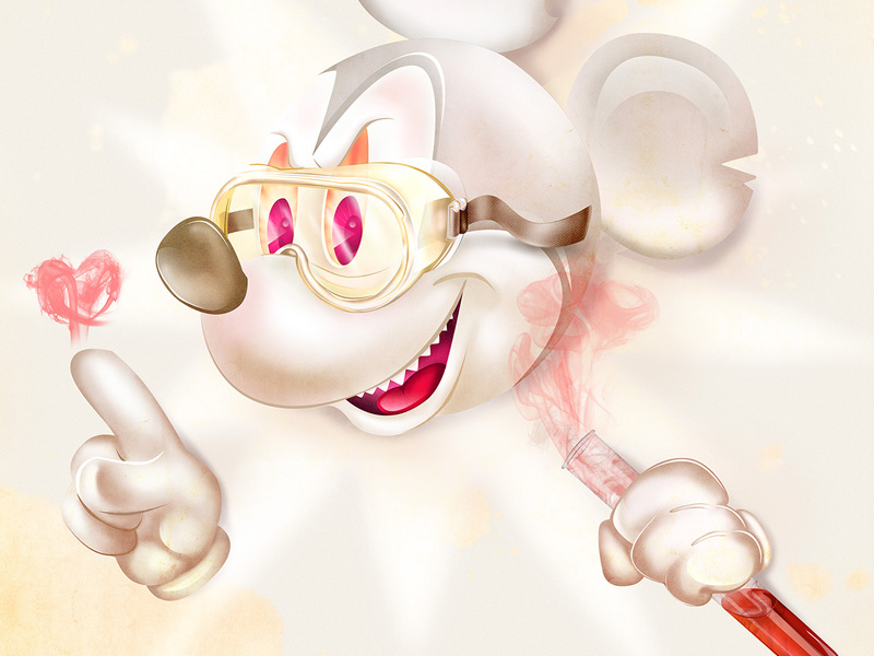 Mickey lab mouse by Yaara Segal on Dribbble