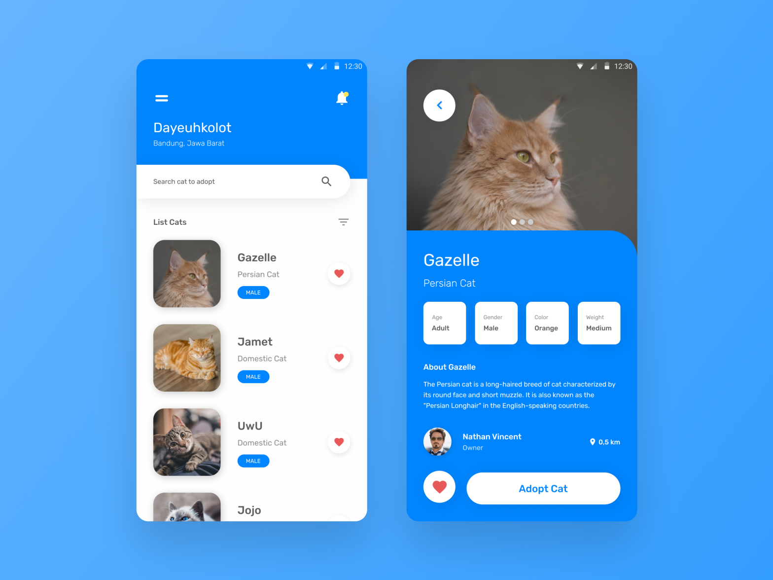 CatMe by Danis Zaidan on Dribbble