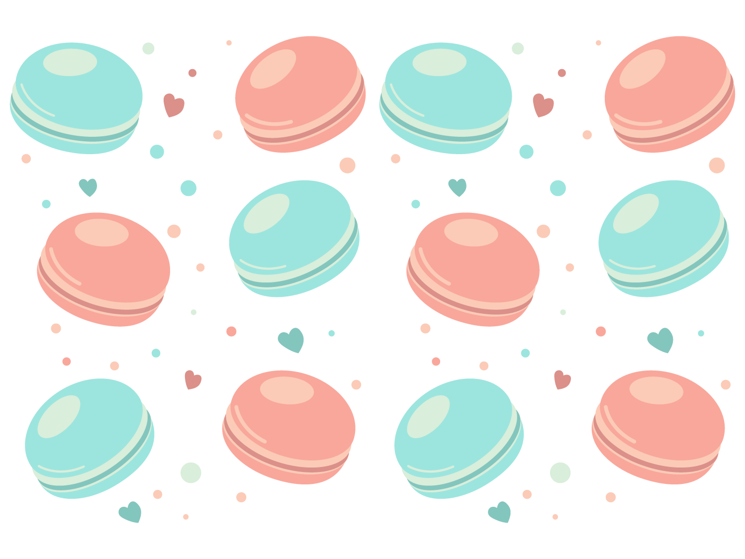 Macaroon Pattern by Alexis Keish on Dribbble