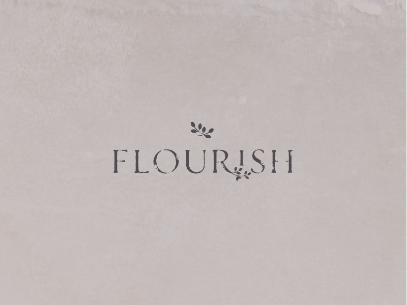 Flourish logo by Jennifer Kowal on Dribbble