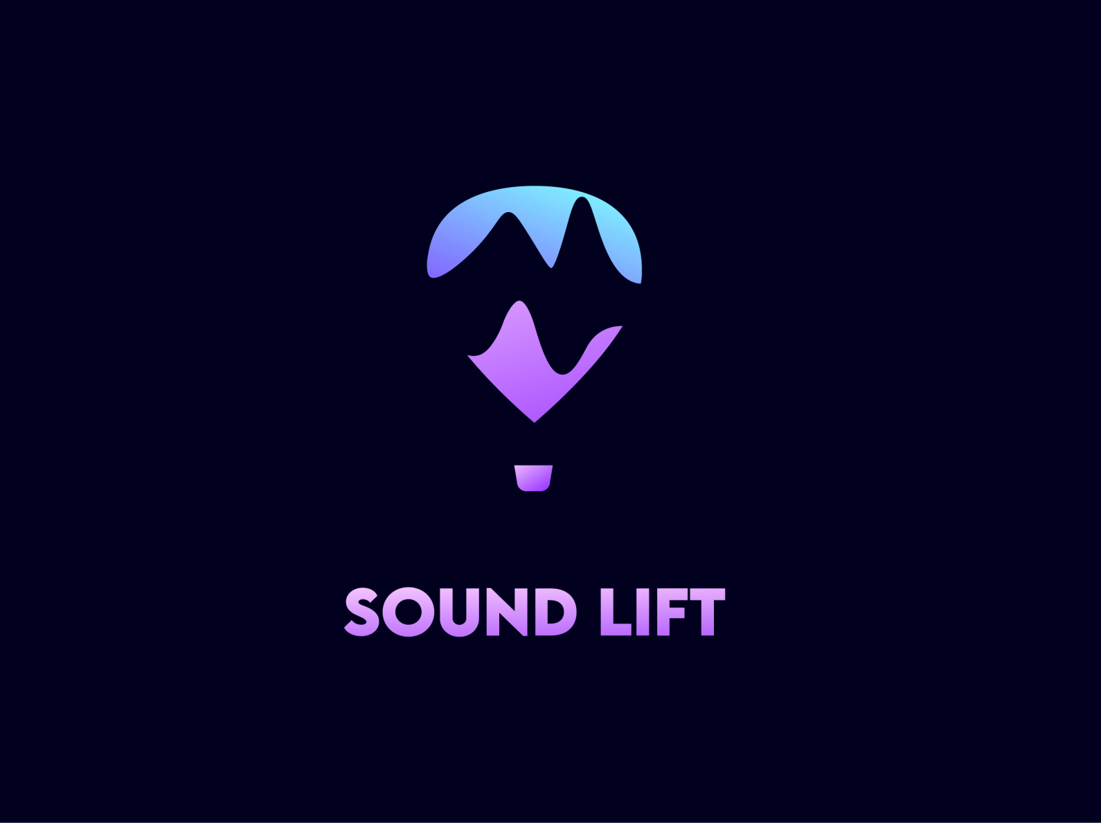 Modern gradient sound lift logo design by MD Faysal on Dribbble