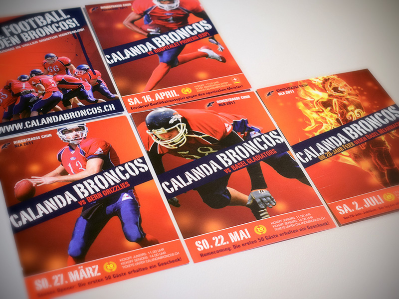 Flyers Calanda Broncos by Richi Braendli on Dribbble