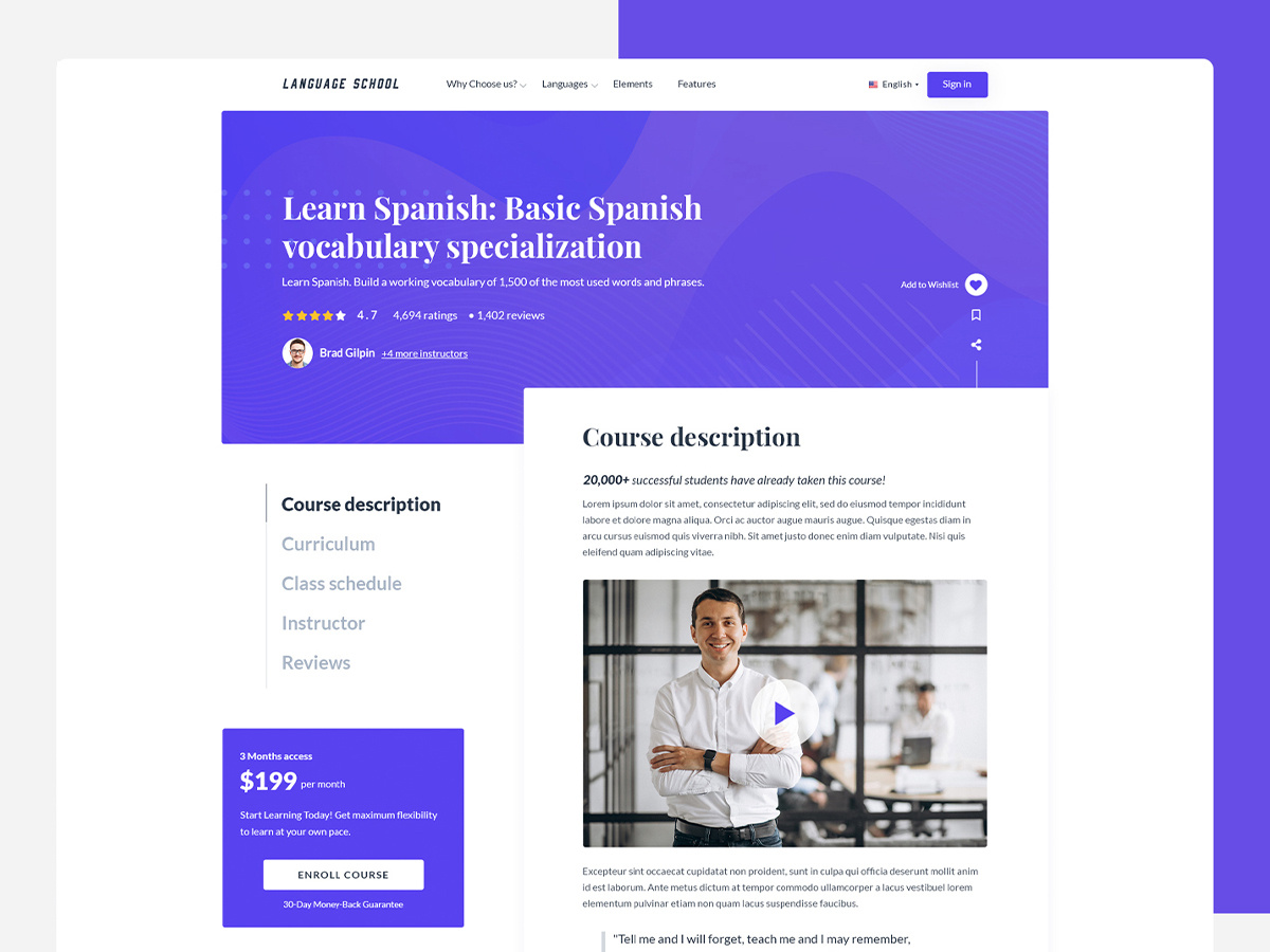 Learning Management System (Course page) by Tophive on Dribbble