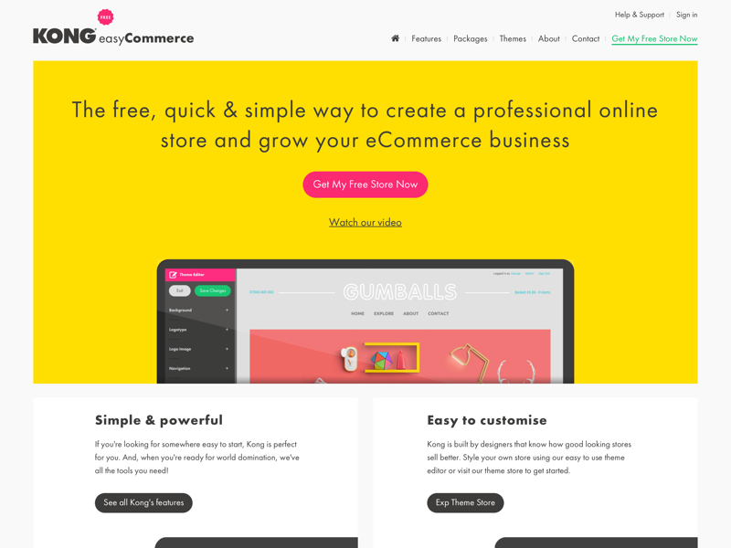 Kong Sales Site by Julian James on Dribbble