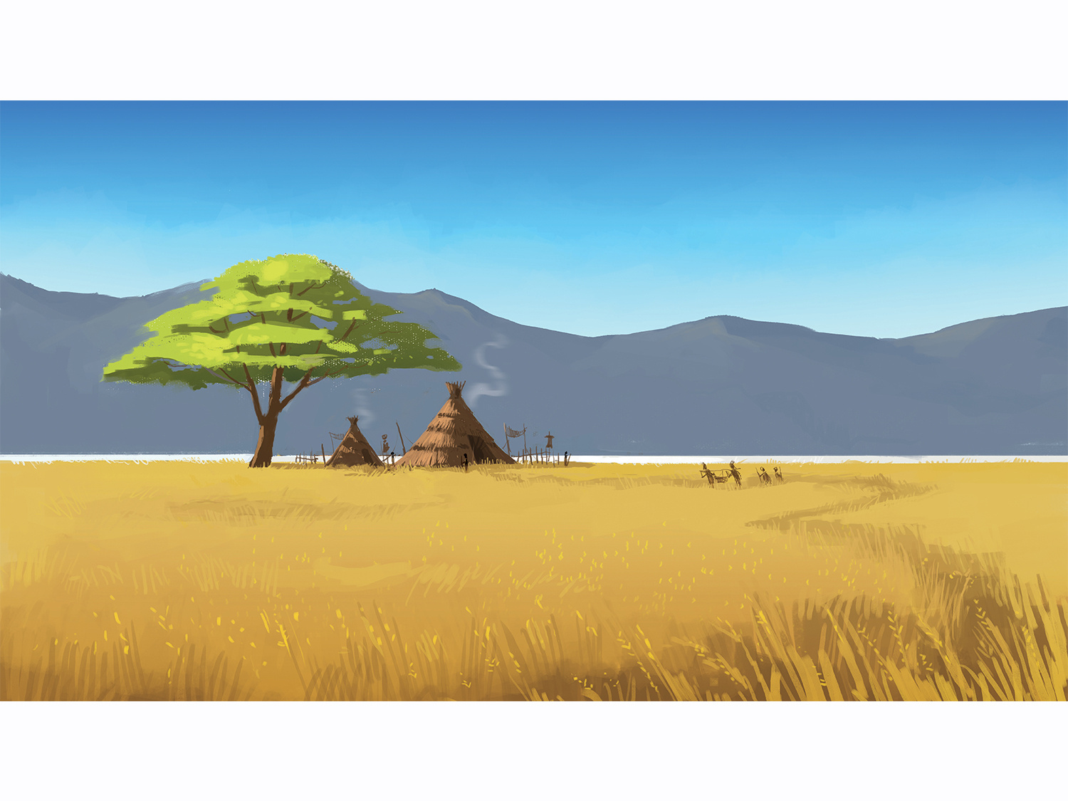 The last Red Indian house in the west by Md Morsalin on Dribbble