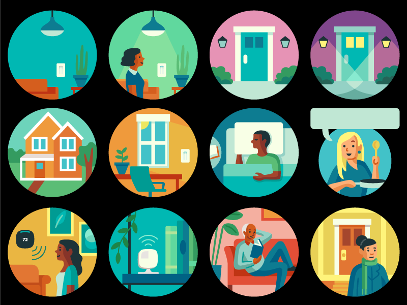 Ecobee Icons by Michele Rosenthal on Dribbble