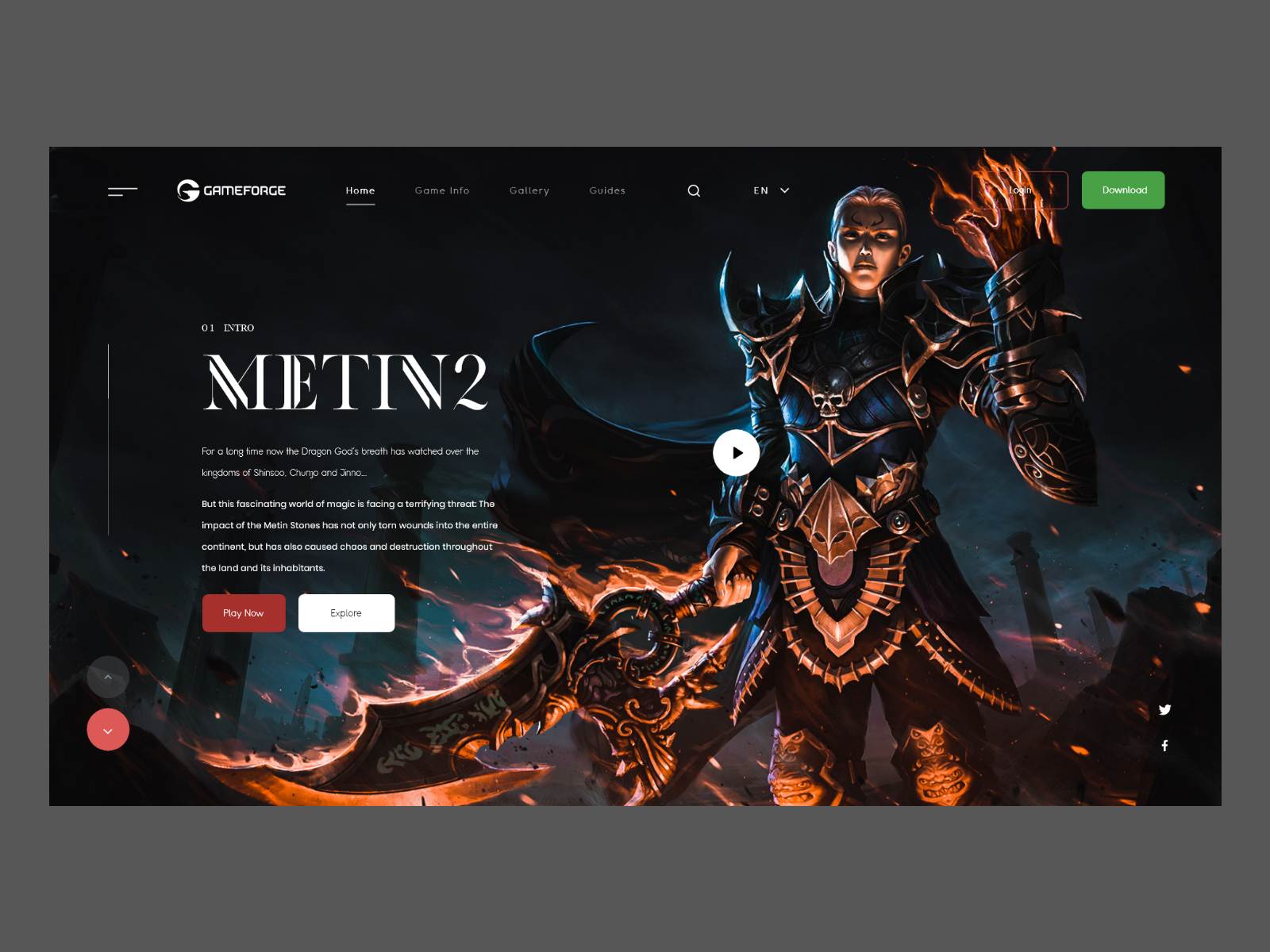 Metin 2 Redesign by Grzegorz Pietrzak on Dribbble
