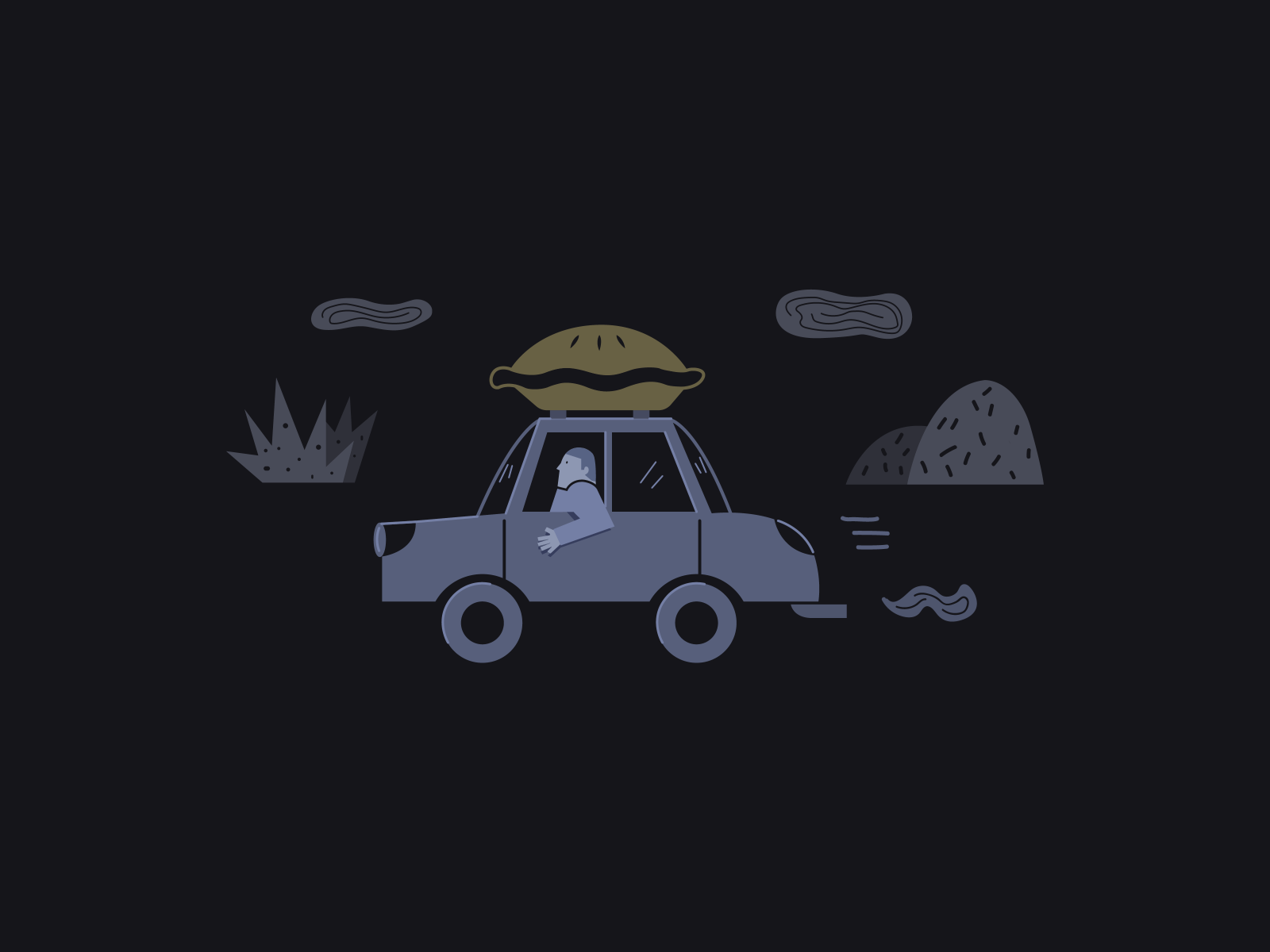 Dark Theme Illustration by ssoouuk on Dribbble
