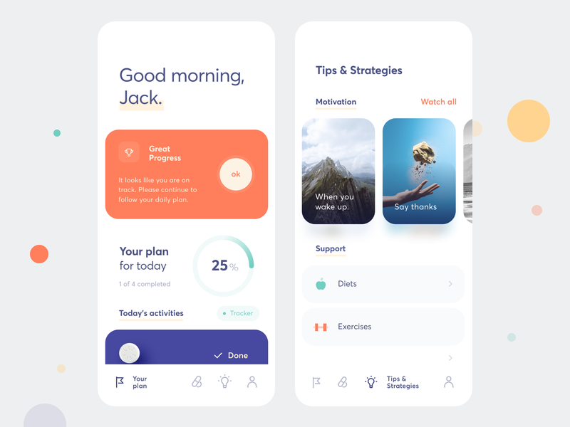 Personal App by Arkar Zin Naing on Dribbble