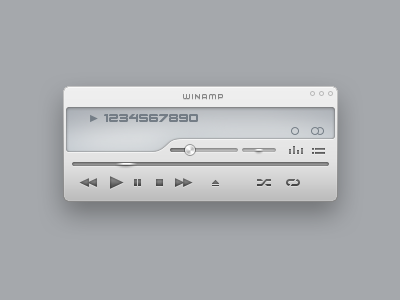 Back 2 Winamp by Sergium Design on Dribbble